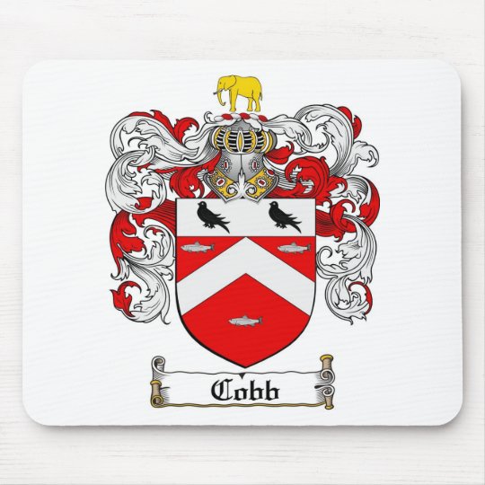 COBB FAMILY CREST - COBB COAT OF ARMS MOUSE PAD | Zazzle.com