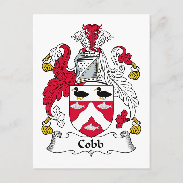 Cobb Family Crest Postcard | Zazzle
