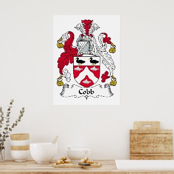Cobb Family Crest Poster | Zazzle