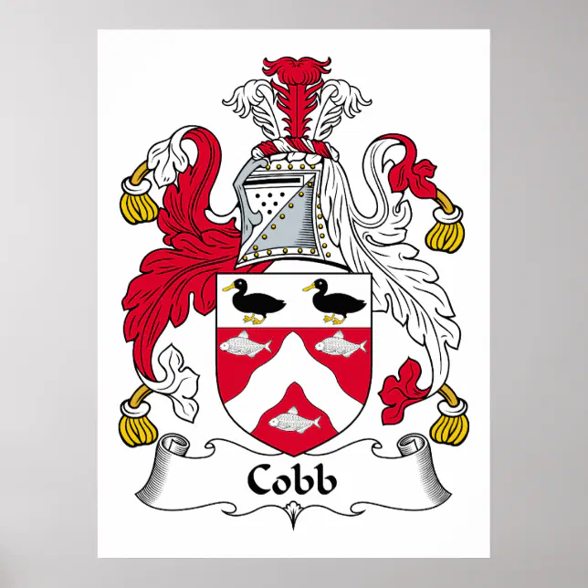 Cobb Family Crest Poster | Zazzle