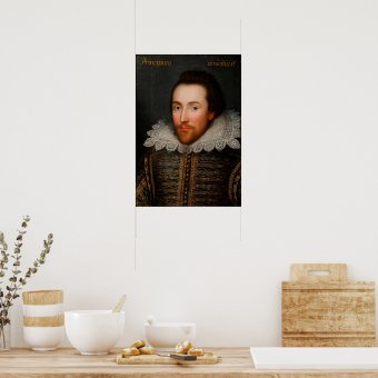Cobbe Portrait William Shakespeare Poster | Zazzle