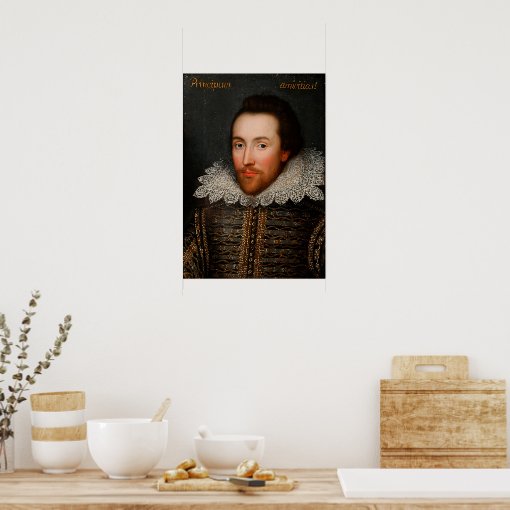 Cobbe Portrait William Shakespeare Poster | Zazzle
