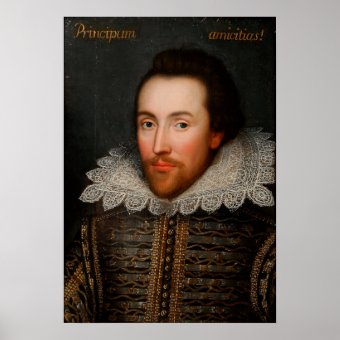 Cobbe Portrait William Shakespeare Poster | Zazzle