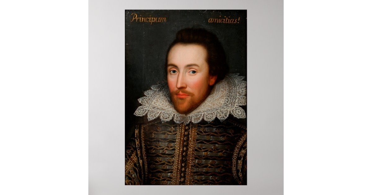 Cobbe Portrait William Shakespeare Poster | Zazzle