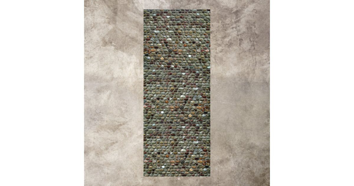 Cobblestone Pattern Floor Decals | Zazzle