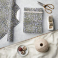 Cobblestone Wrapping Paper | Zazzle