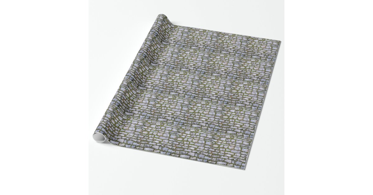 Cobblestone Wrapping Paper | Zazzle