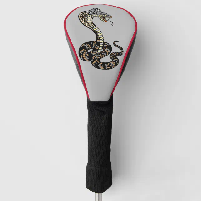 cobra snake golf head cover | Zazzle