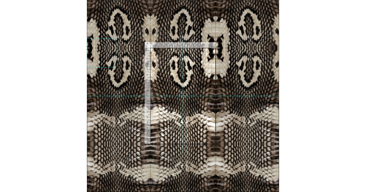 Cobra Snake Skin Fabric | Zazzle