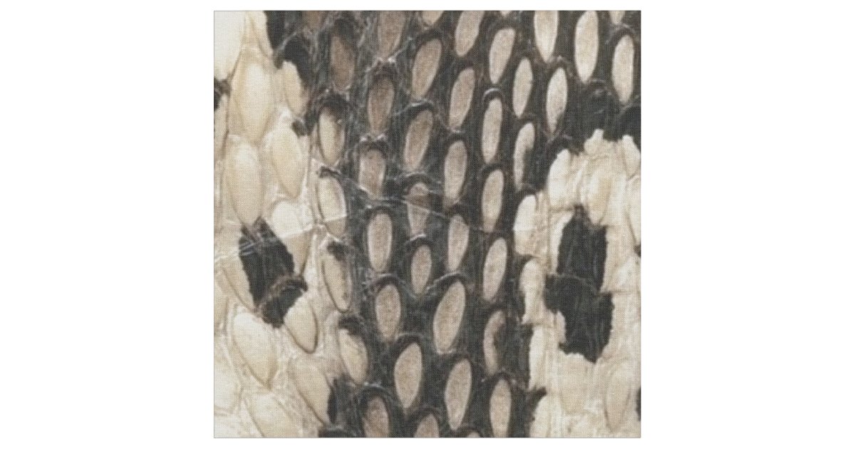 Cobra Snake Skin Fabric | Zazzle