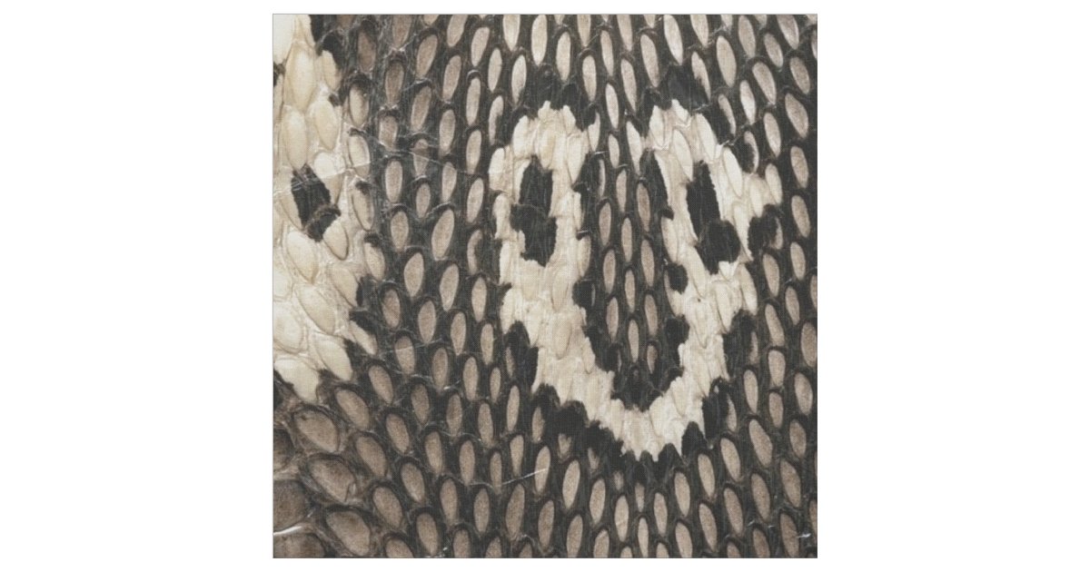 Cobra Snake Skin Fabric | Zazzle