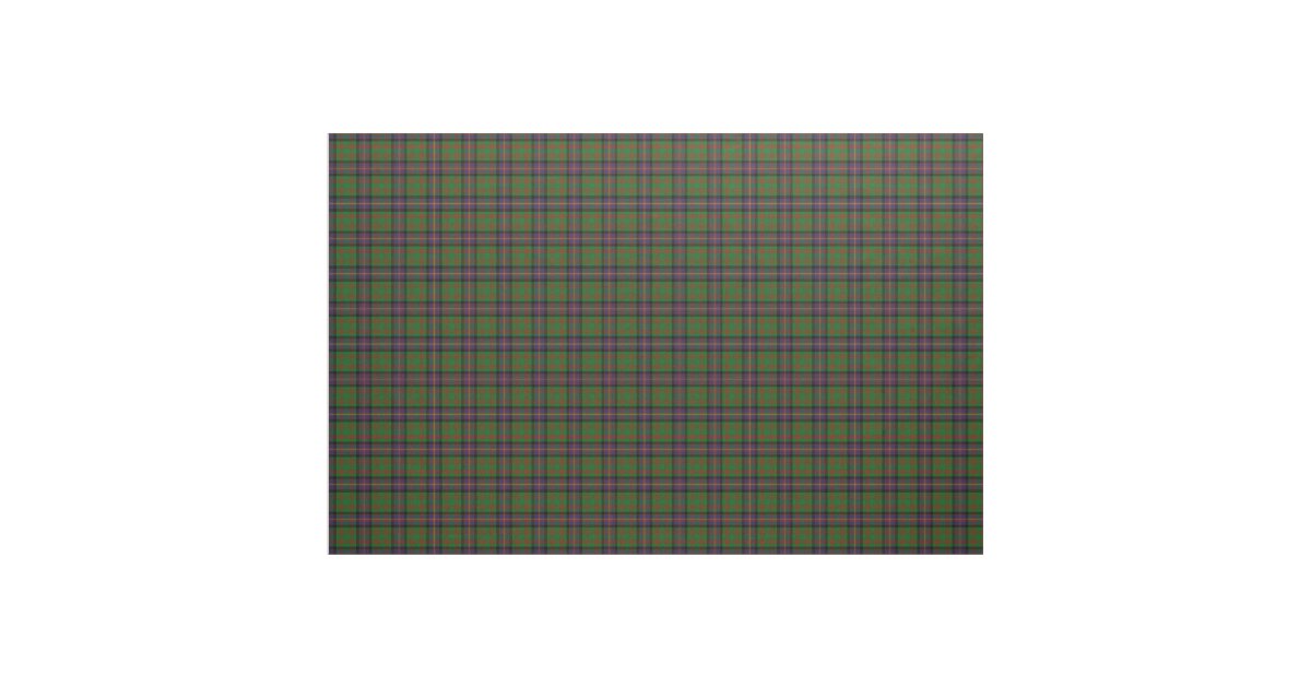 Cochrane Clan Tartan Fabric | Zazzle