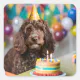 Cockapoo Birthday Party Square Sticker | Zazzle