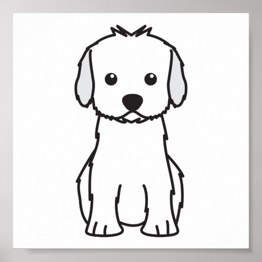 Cockapoo Dog Cartoon Poster | Zazzle.com