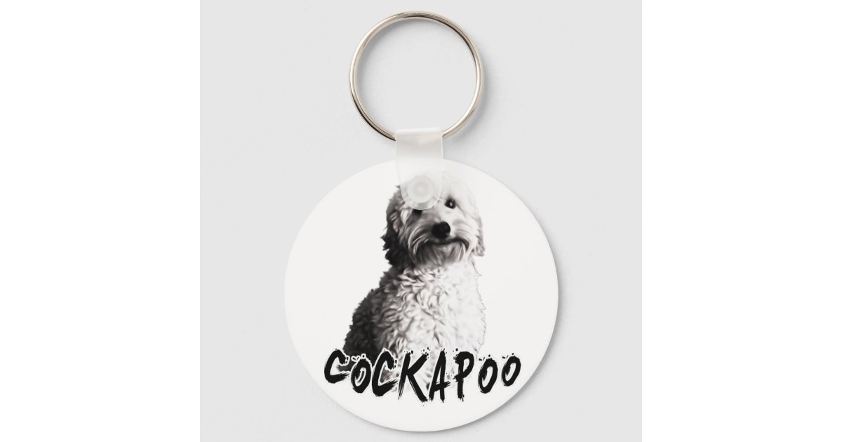 Cockapoo Keychain | Zazzle