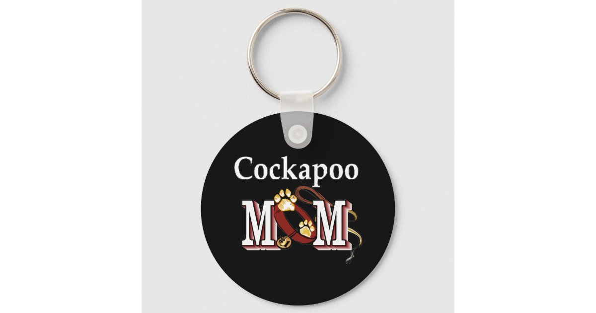 cockapoo mom Keychain | Zazzle