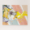 Cockatiel Cute Pet Bird Animal Lover Yellow Gray Jigsaw Puzzle | Zazzle