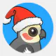 Cockatiel Santa Classic Round Sticker | Zazzle