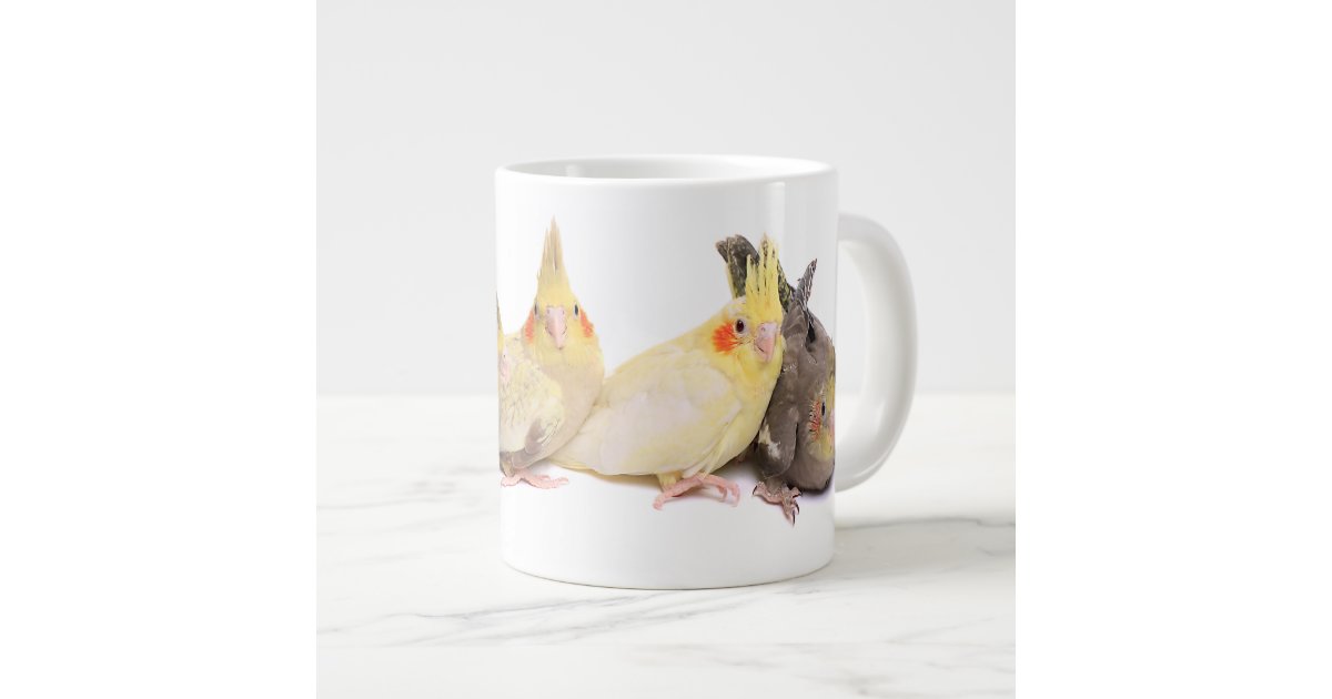 Cockatiels Giant Coffee Mug | Zazzle