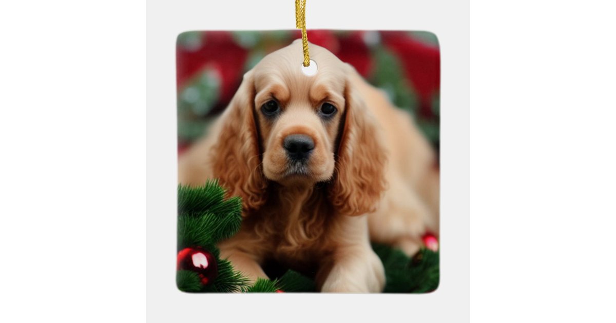 Cocker Spaniel Ceramic Ornament | Zazzle