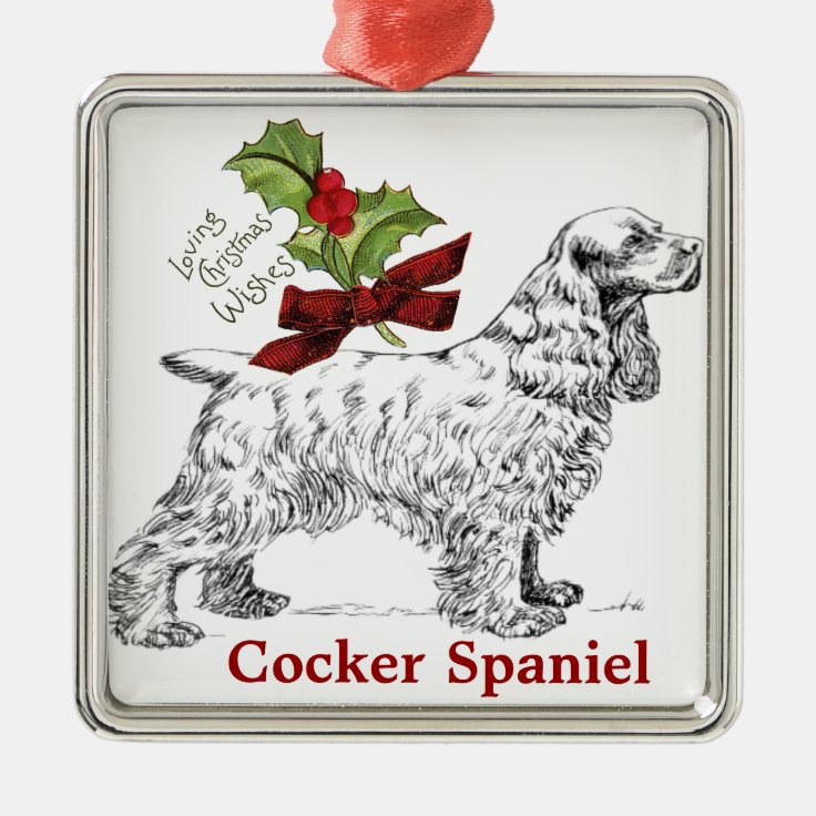 Cocker Spaniel Christmas Ornament | Zazzle