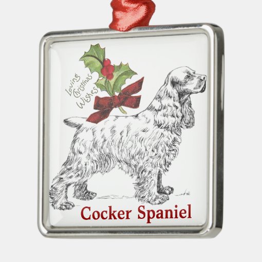 Cocker Spaniel Christmas Ornament | Zazzle