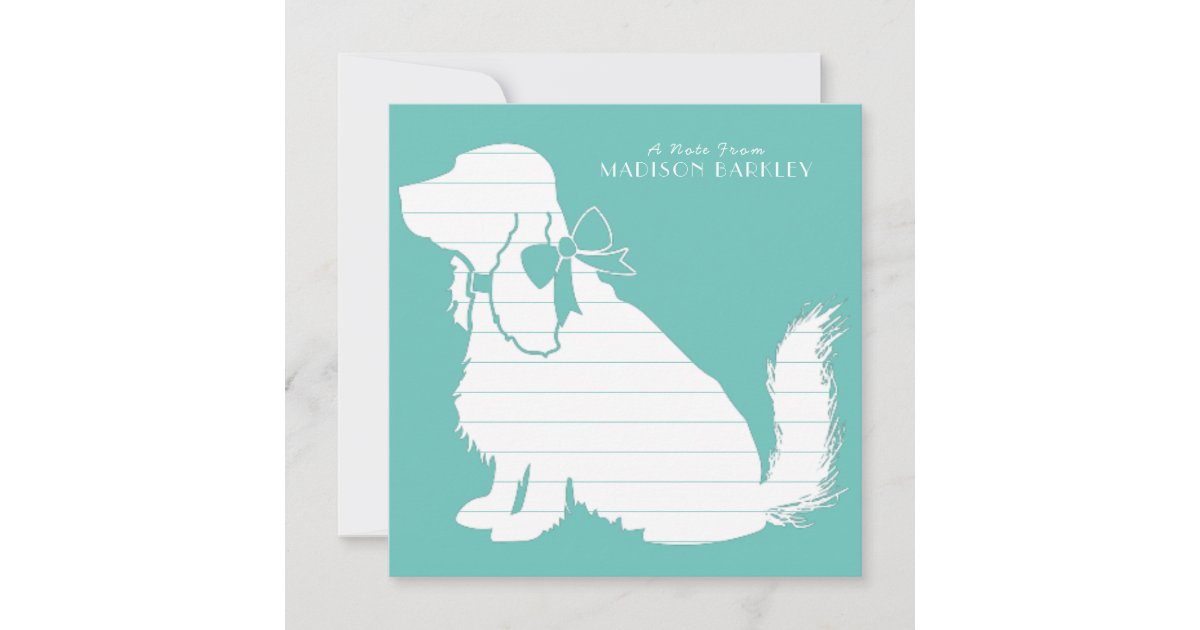 Cocker Spaniel Dog Puppy Thank You Card | Zazzle