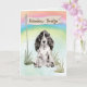 Cocker Spaniel Pet Sympathy Over Rainbow Bridge Card | Zazzle