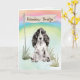 Cocker Spaniel Pet Sympathy Over Rainbow Bridge Card | Zazzle