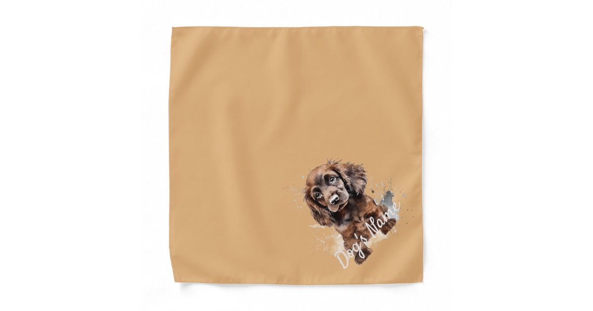 Cocker Spaniel puppy Bandana | Zazzle