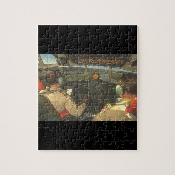 Cockpit of C-130 Hercules_Military Aircraft Jigsaw Puzzle | Zazzle.com