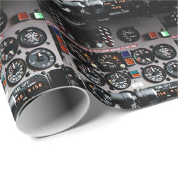 Cockpit Wrapping Paper | Zazzle