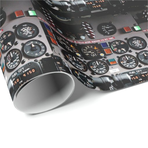 Cockpit Wrapping Paper | Zazzle