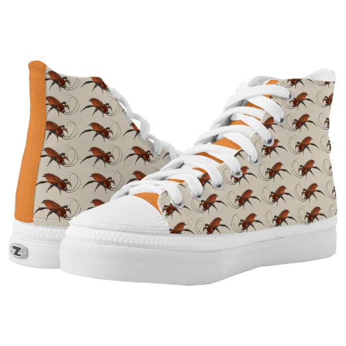 Cockroach High Top Shoes / La Cucaracha Shoes | Zazzle.com