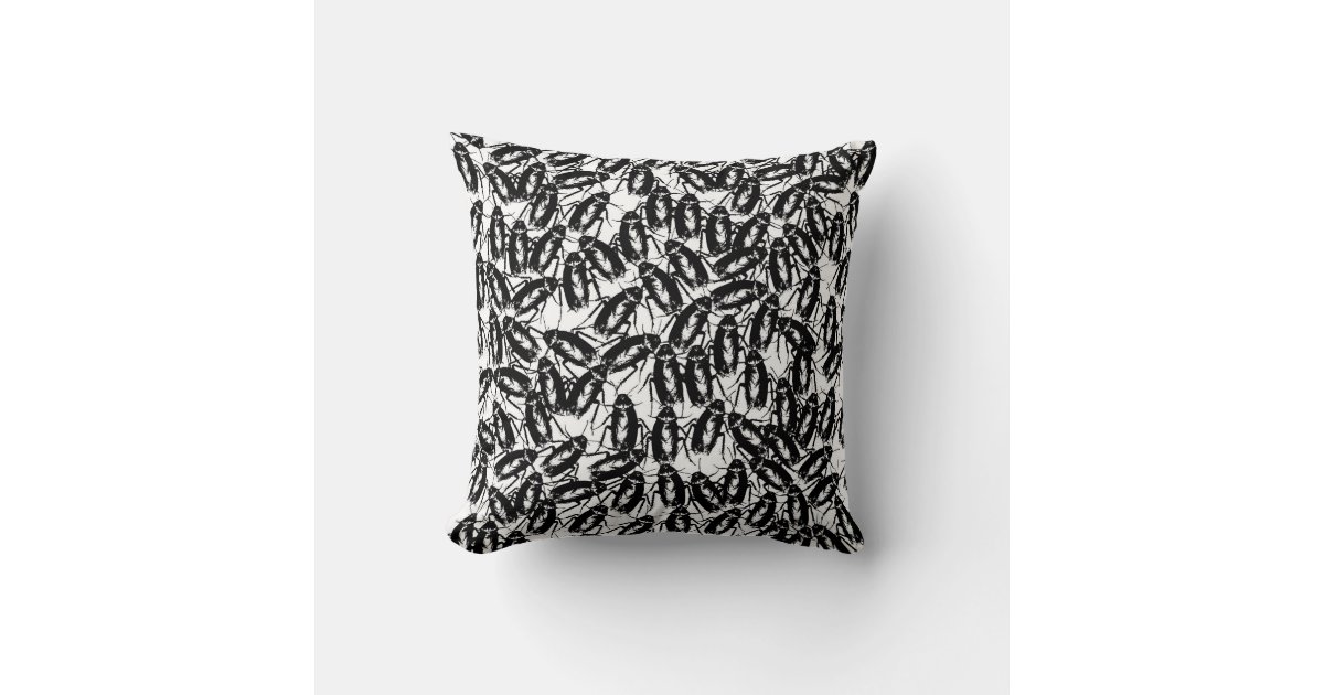 Cockroach Infested Throw Pillow | Zazzle