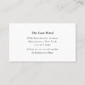 Cocktail Bar Business Card | Zazzle