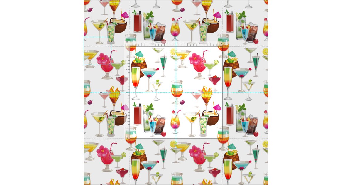 cocktail fabric | Zazzle
