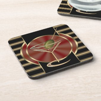 Cocktail Lounge Coaster Set (6) | Zazzle