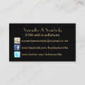 Cocktail Lounge Social Profile Calling Card | Zazzle