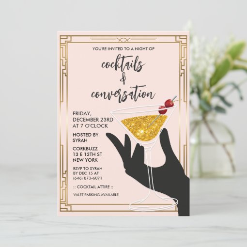 Cocktail Party Invitation | Zazzle