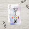 Cocktails | QR Code | Bartender Business Card | Zazzle