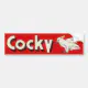 Cocky Bumper Sticker | Zazzle