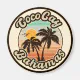 Coco Cay Bahamas Retro Sunset Souvenirs 60s Magnet | Zazzle