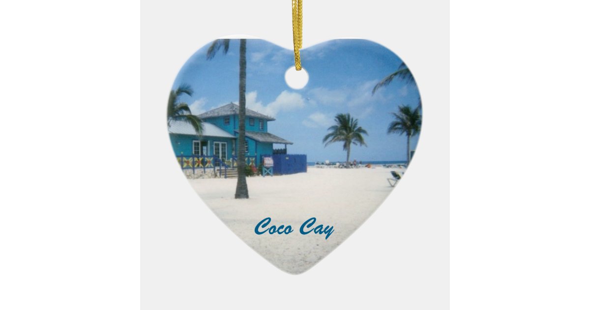 Coco Cay Ceramic Ornament | Zazzle
