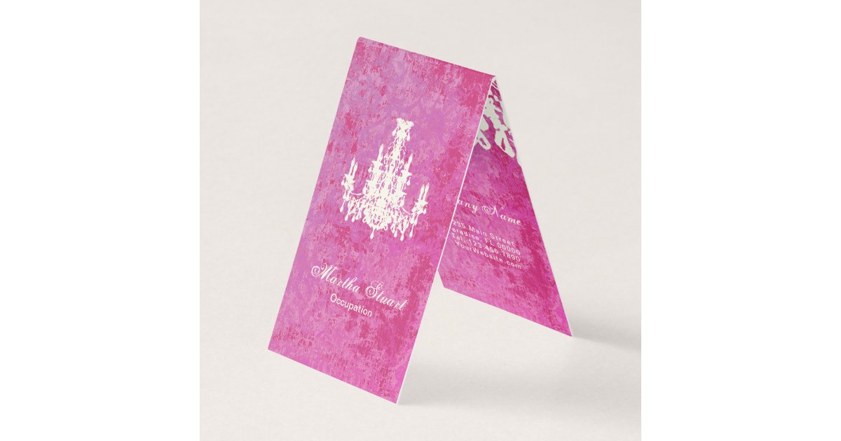 Coco Chandelier COLOR, PAPER & STYLE OPTIONS - Business Card | Zazzle