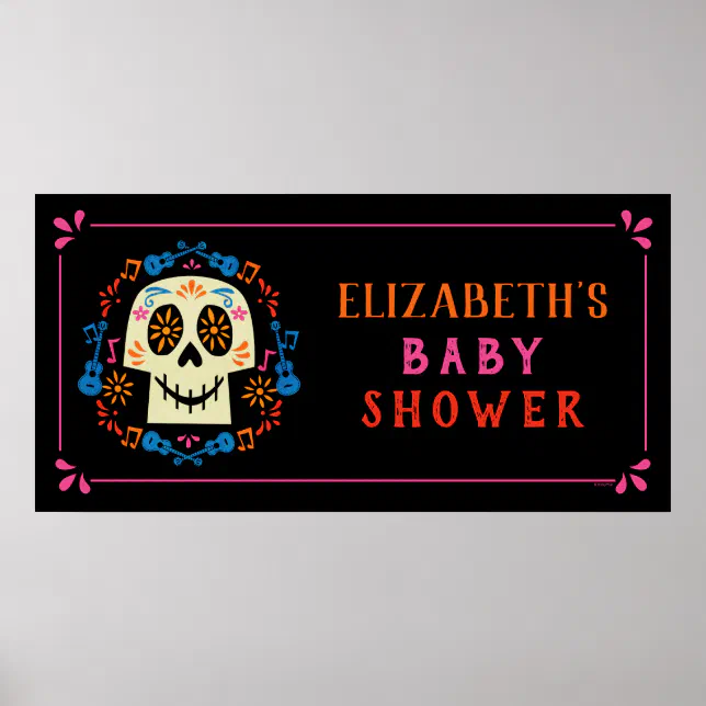 Coco Colorful Baby Shower Poster | Zazzle