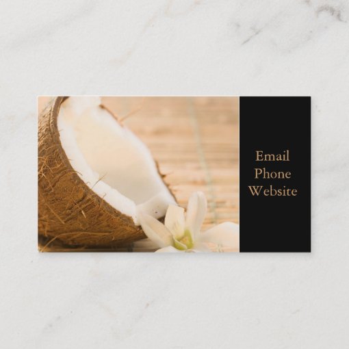 Coconut Business Cards | Zazzle