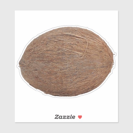 Coconut Sticker | Zazzle.com