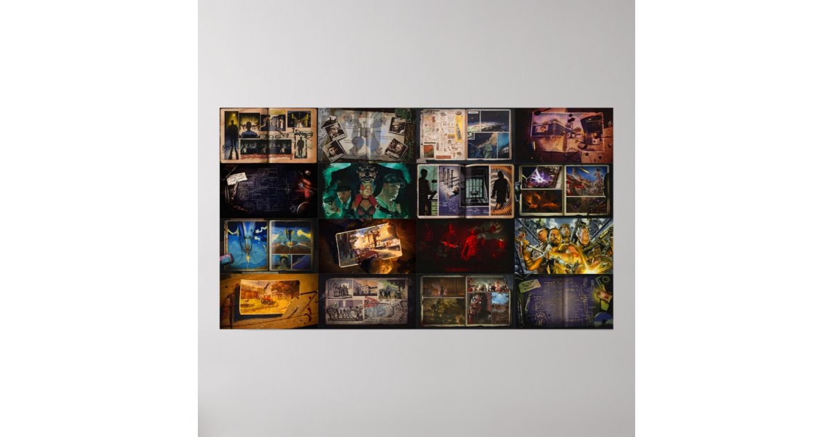 COD Zombies Loading Screen Collection Poster | Zazzle