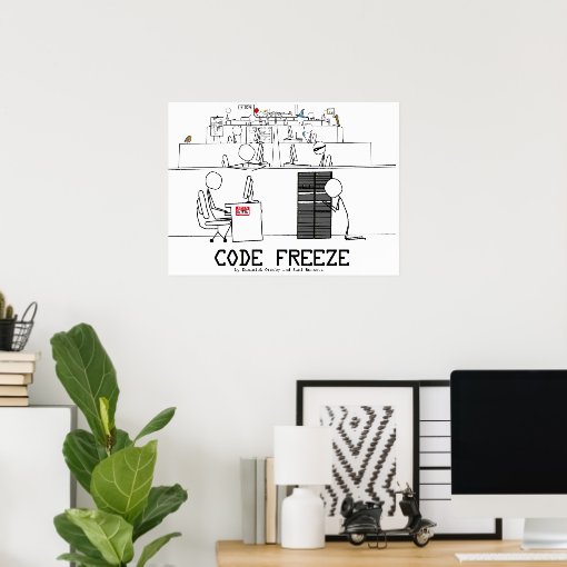 Code Freeze Poster | Zazzle